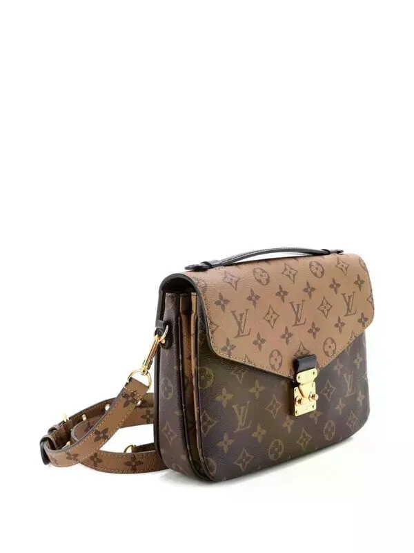 LOUIS VUITTON Pochette Metis Reverse Monogram Canvas - Brown