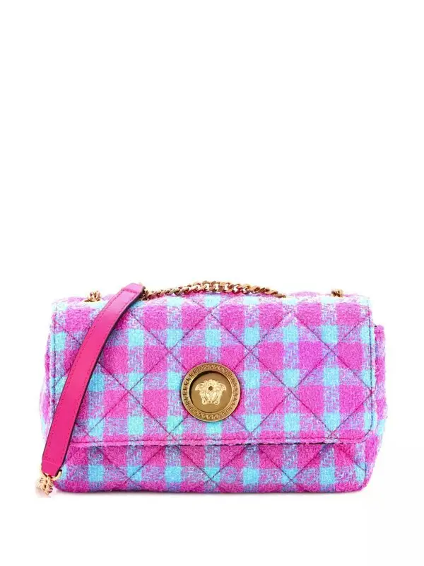 Versace Medusa Icon Chain Flap Bag - Blue