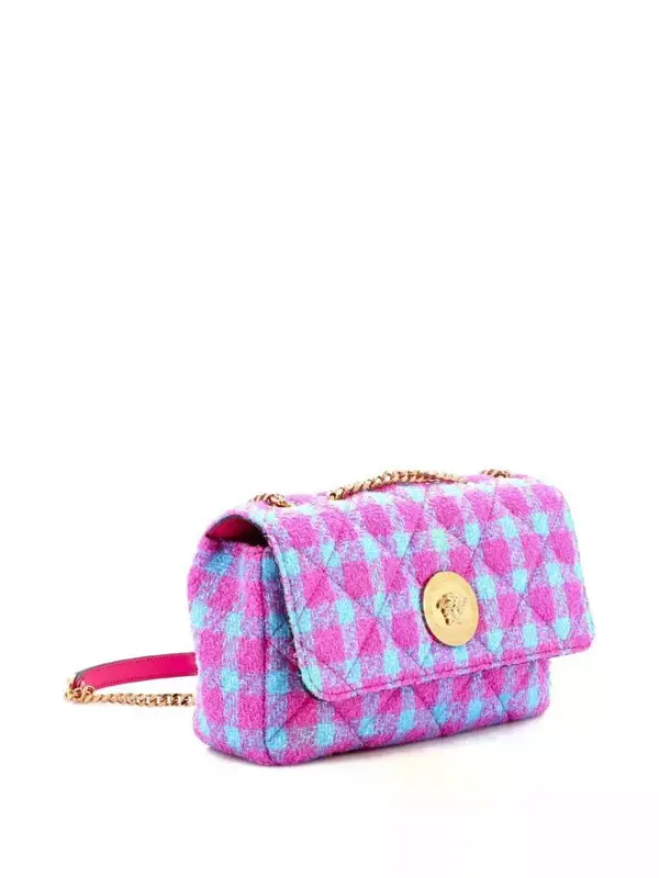 Versace Medusa Icon Chain Flap Bag - Blue
