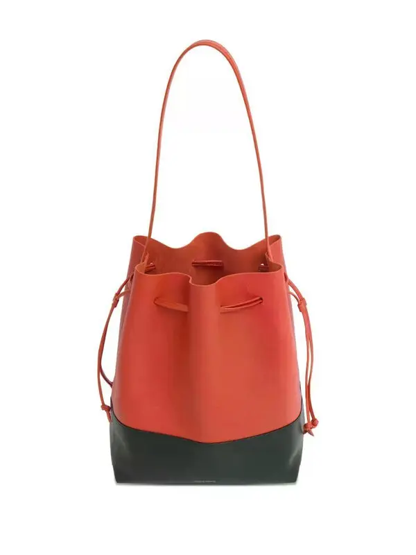 MANSUR GAVRIEL Cabas Drawstring Bucket Bag - Red