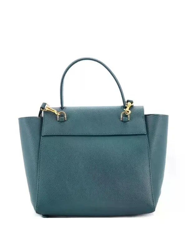 Celine Belt Bag Textured Leather Nano Shoulder Bag - Green