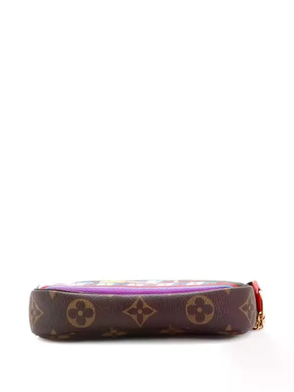 LOUIS VUITTON Limited Edition Vivienne Xmas Monogram Canvas Pochette Accessoires - Brown