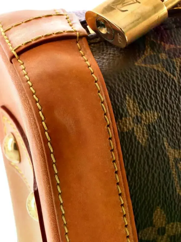 LOUIS VUITTON Alma Bb Monogram Canvas Crossbody Bag - Brown