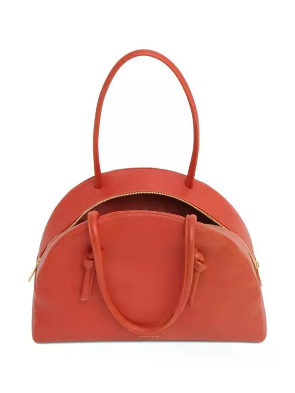 MANSUR GAVRIEL Fortuna Knotted Bowling Bag - Orange