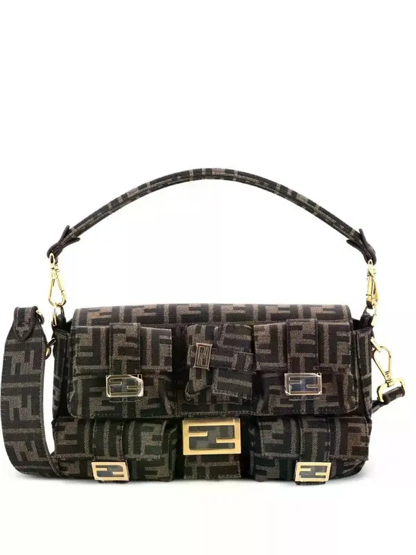 Fendi Multipocket Baguette Shoulder Bag