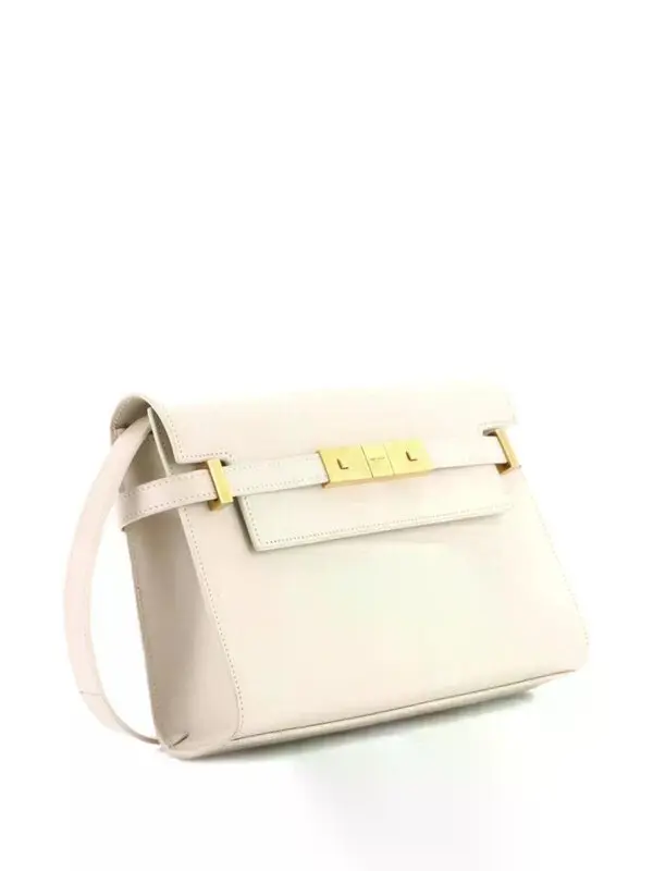 Saint Laurent Manhattan Small Shoulder Bag - White
