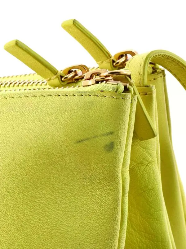 Celine Trio Large Crossbody Bag - Yellow