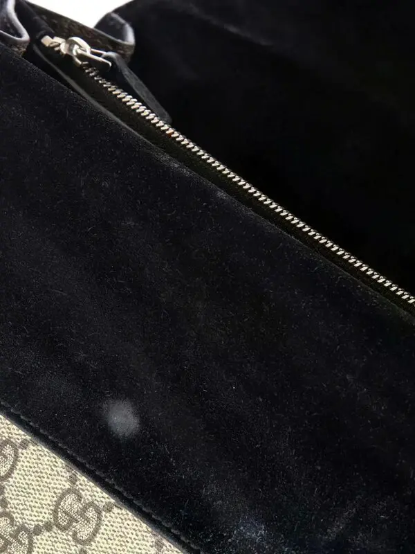 Gucci Dionysus Gg Coated Canvas Medium Shoulder Bag - Black