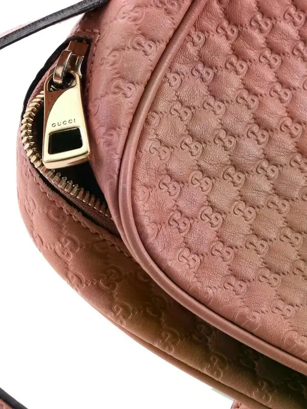 Gucci Bree Disco Microssima Leather Mini Crossbody Bag - Pink
