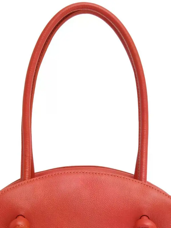 MANSUR GAVRIEL Fortuna Knotted Bowling Bag - Orange