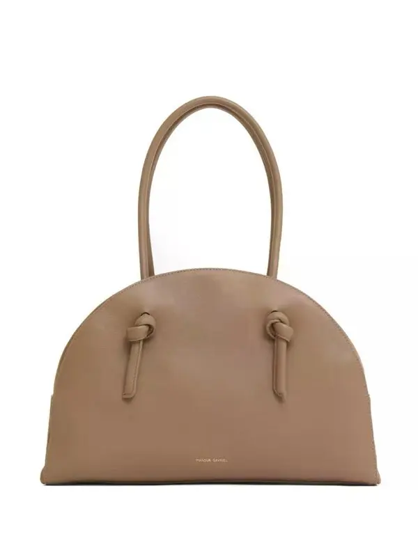 MANSUR GAVRIEL Fortuna Knotted Bowling Bag - Neutrals