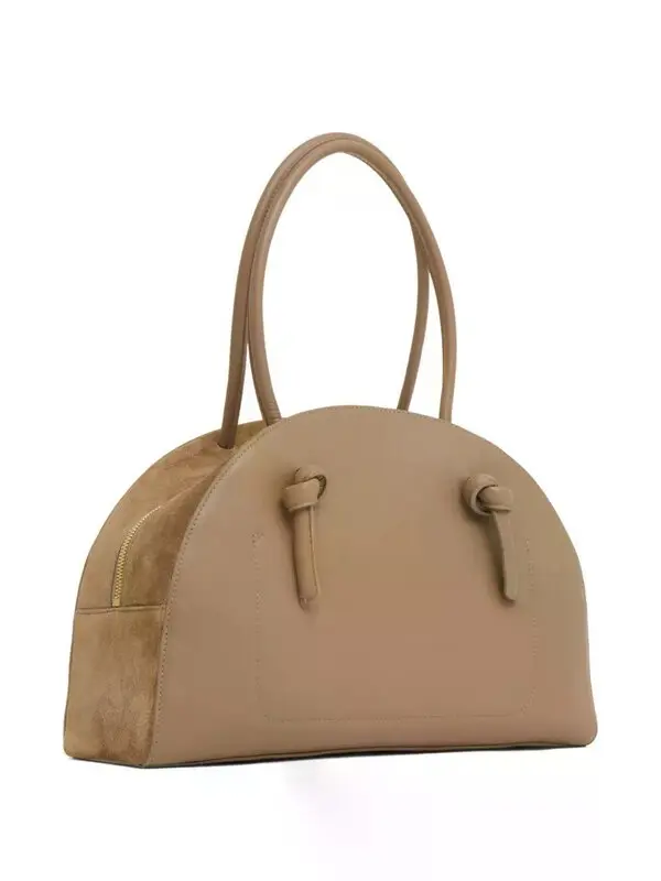 MANSUR GAVRIEL Fortuna Knotted Bowling Bag - Neutrals
