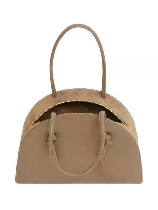 MANSUR GAVRIEL Fortuna Knotted Bowling Bag - Neutrals