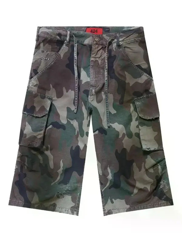 424 Camouflage Cargo Shorts