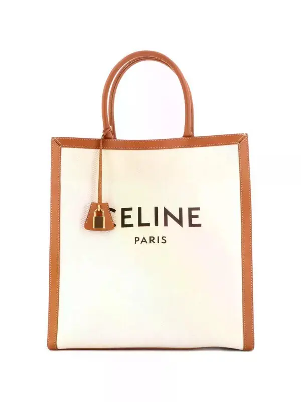 Celine Vertical Cabas Tote Bag - Neutrals