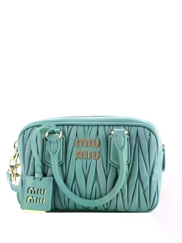 Miu Miu Arcadie Top Handle Matelassé Satchel