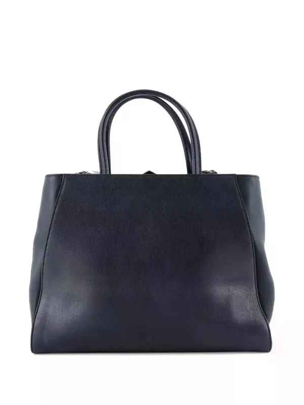 Fendi 2jours Medium Leather Tote Bag