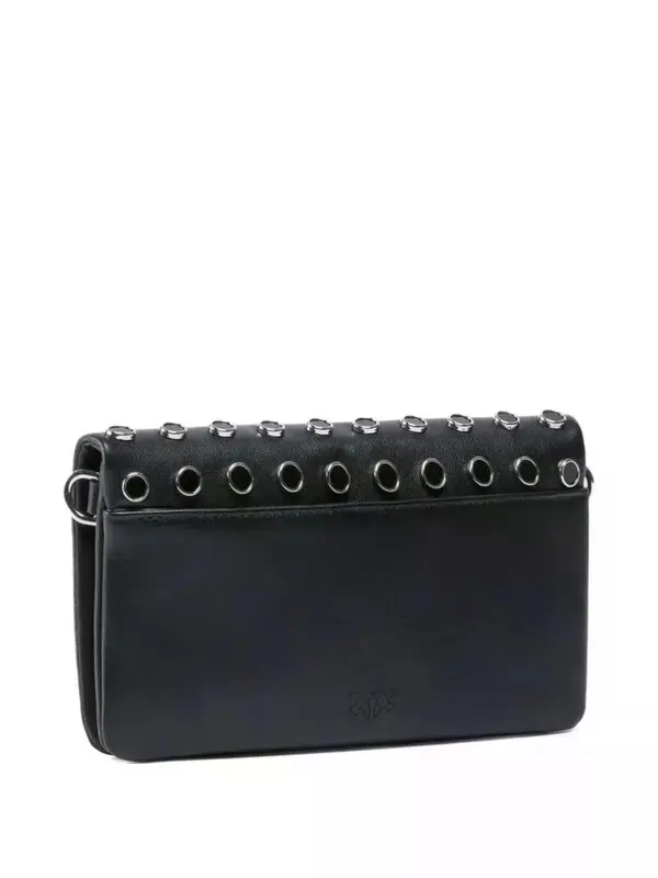 Pinko Eyelet Logo Crossbody Bag