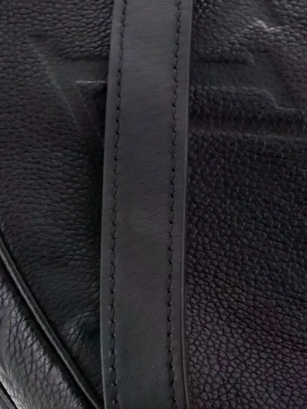 LOUIS VUITTON Multi Pochette Accessoires Monogram Empreinte Giant Crossbody Bag - Black