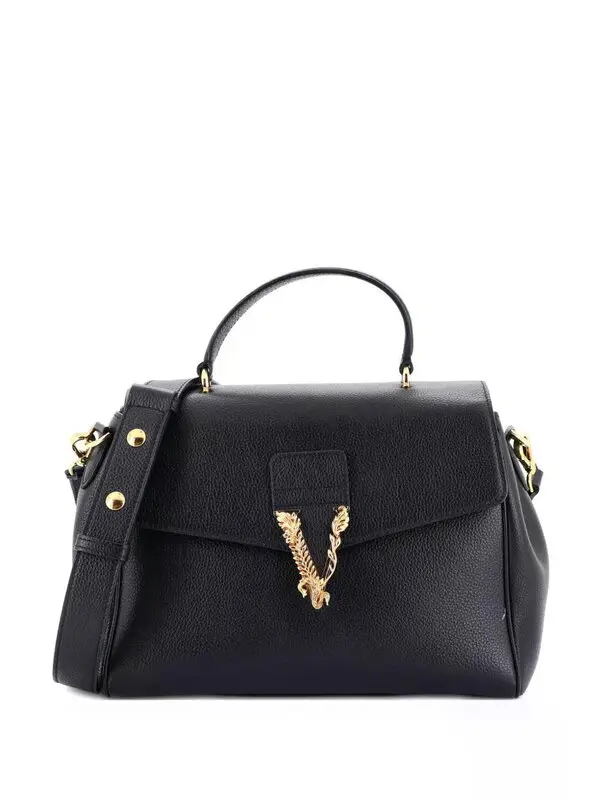 Versace Virtus Convertible Top Handle Satchel