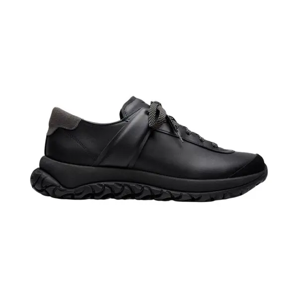 BIRKENSTOCK Stroedt Leather Sneakers - Black