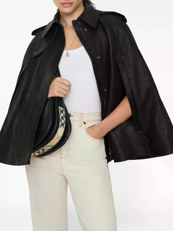 Burberry Leather Cape