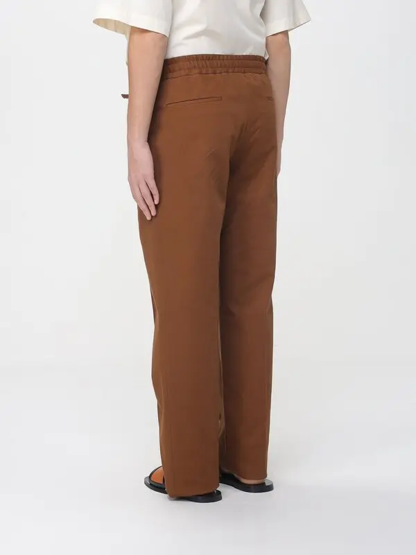 Valentino Garavani Gabardine Drawstring Trousers - Brown