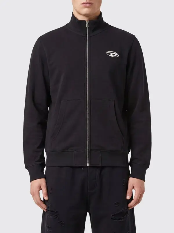 DIESEL® Full Zip Sweatshirt - Black