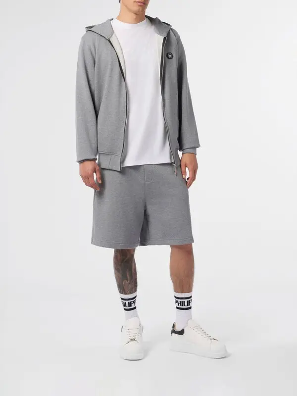 Philipp Plein Zip-up Hoodie - Grey