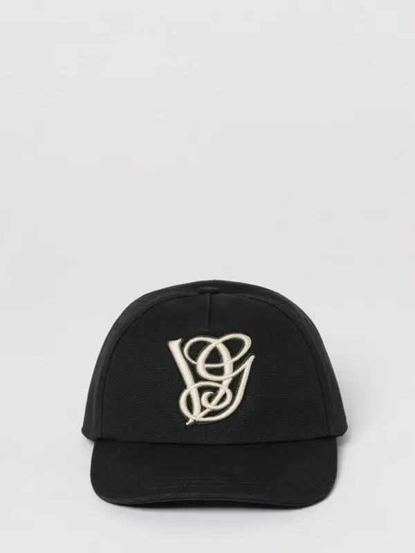 Valentino Garavani Embroidered Cotton Cap - Black