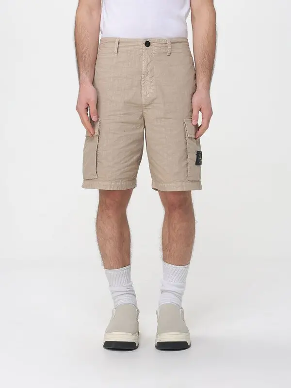 Stone Island Cargo Shorts - Sand