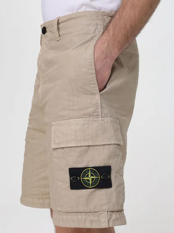 Stone Island Cargo Shorts - Sand
