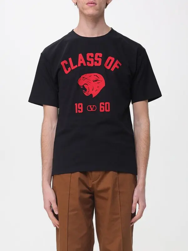 Valentino Garavani Cotton T-shirt With Logo - Black