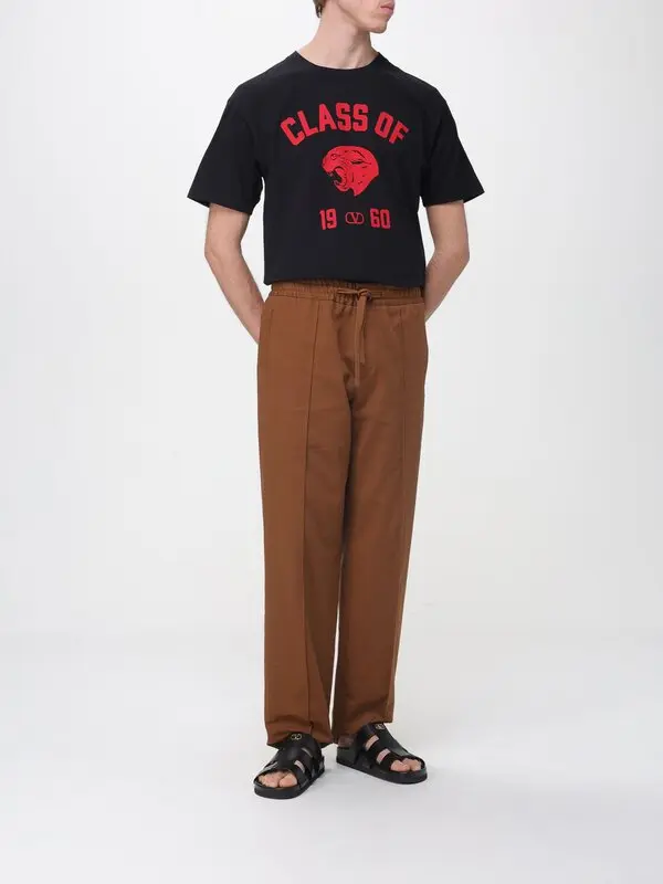 Valentino Garavani Cotton T-shirt With Logo - Black