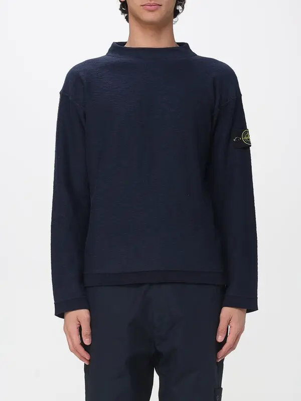 Stone Island High Neck Sweater - Navy