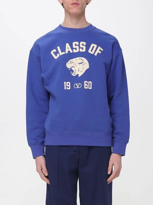 Valentino Garavani Class Of 1960 Vlogo Crewneck Sweatshirt - Blue