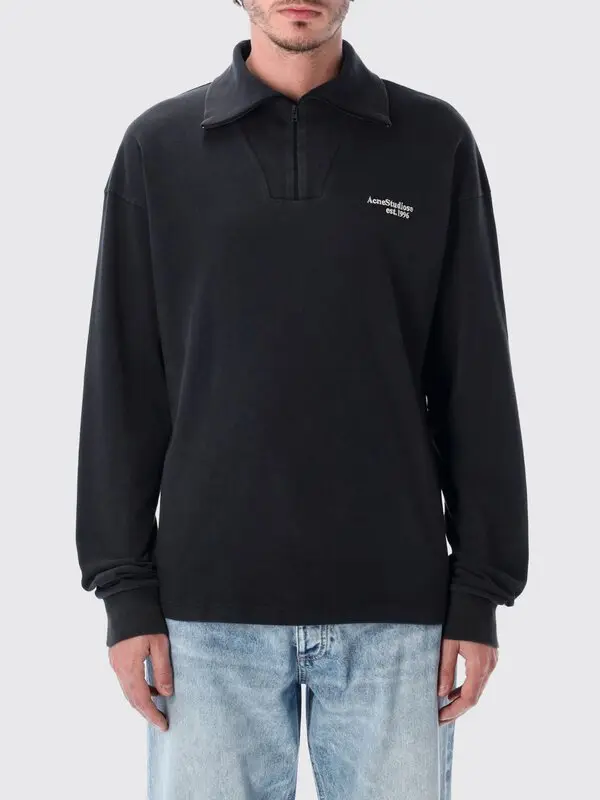 Acne Studios Long Sleeve Sweatshirt - Black