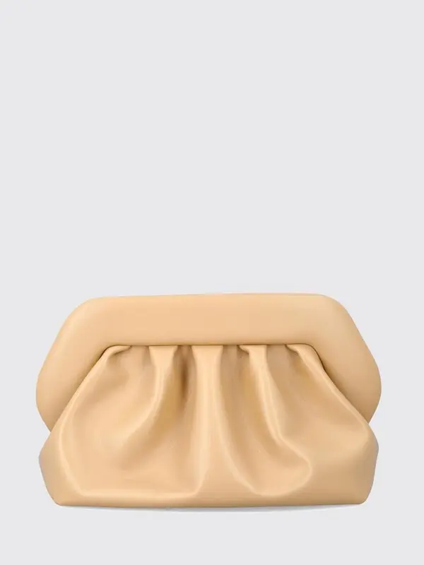 THEMOIRE Bios Vegan Leather Clutch - Beige