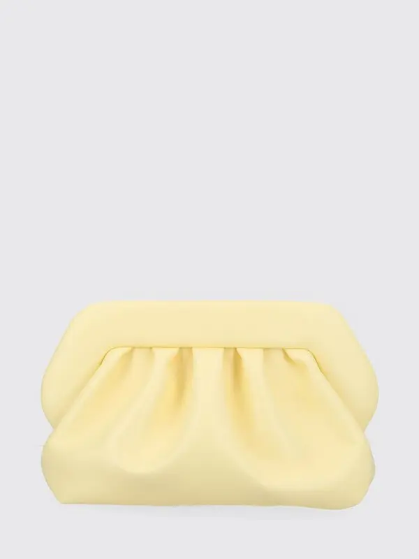 THEMOIRE Bios Vegan Leather Clutch - Yellow