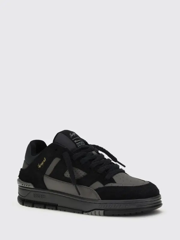 Axel Arigato Area Lo Fluffy Leather Sneakers - Black