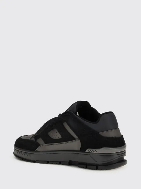 Axel Arigato Area Lo Fluffy Leather Sneakers - Black