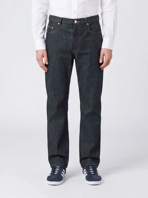 A.p.c. Fairfax Straight Fit Cotton Jeans - Blue