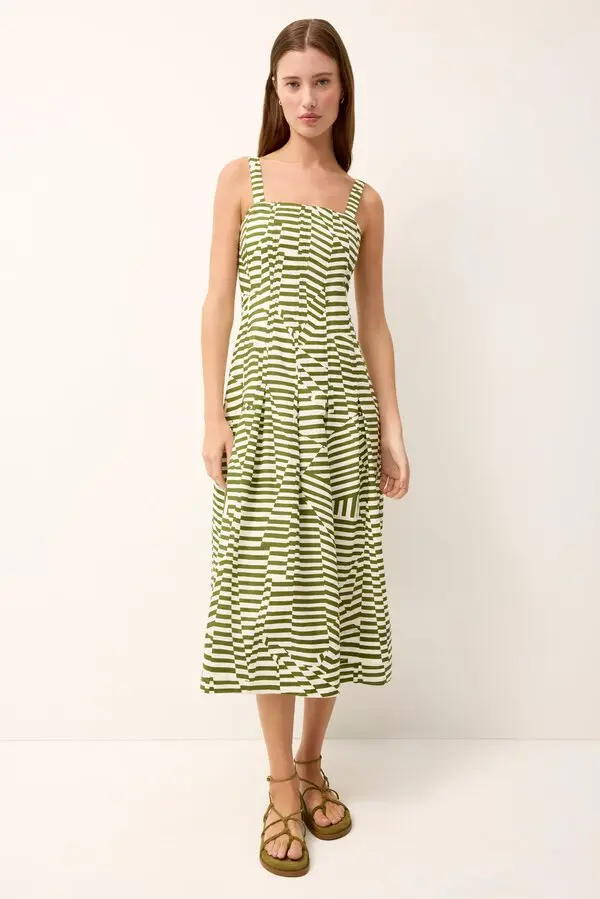 MARIE OLIVER Dixon Drop-waist Dress