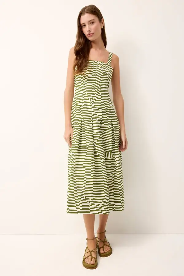 MARIE OLIVER Dixon Drop-waist Dress