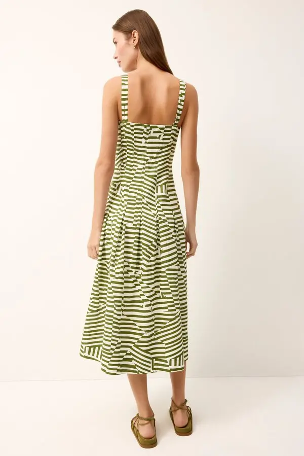 MARIE OLIVER Dixon Drop-waist Dress