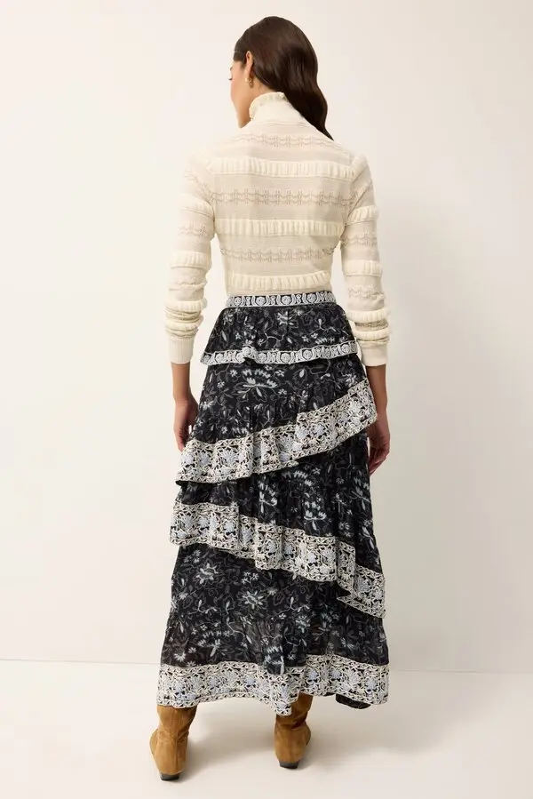 MARIE OLIVER Paislee Maxi Skirt