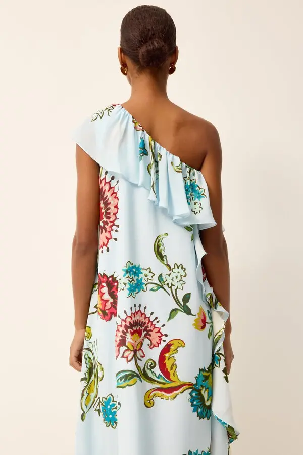 MARIE OLIVER Mora Ruffle A-line Dress