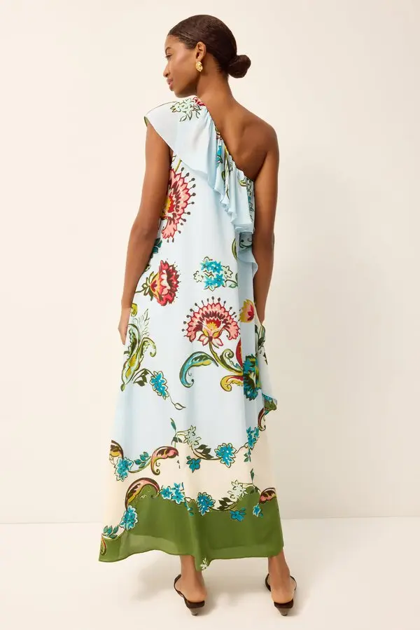 MARIE OLIVER Mora Ruffle A-line Dress