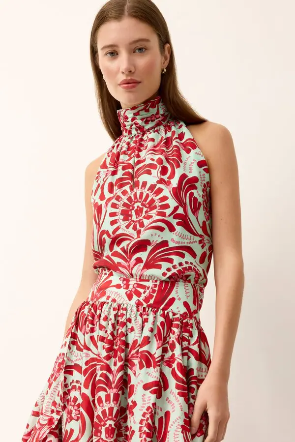 MARIE OLIVER Goldie Printed Blouse