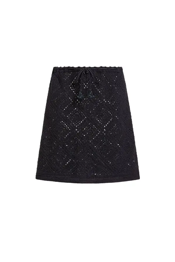 MARIE OLIVER Zebbie Crochet Skirt